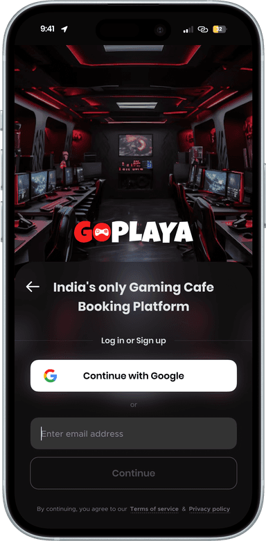 GoPlaya - India's Only Gaming Cafe Booking Platform